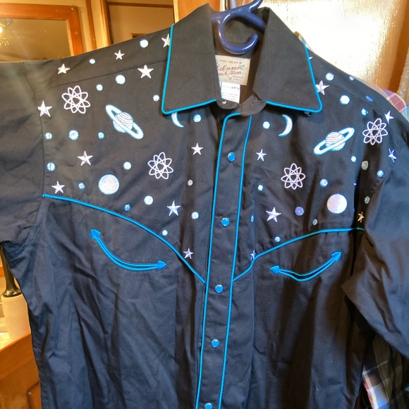 Rockmount | Shirts | Rockmount Western Cowboy Space Cowboy Dinosaur Jr ...